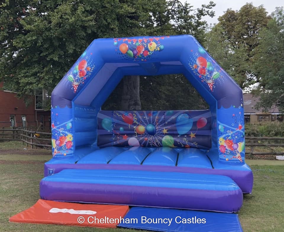 Large Party Time Bouncy Castle (15ft by 16ft). - Bouncy Castle Hire ...